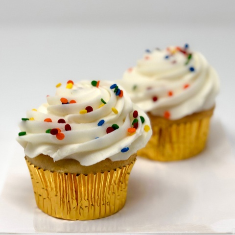 Cupcake, Vanilla Sprinkle - Merritt's Bakery